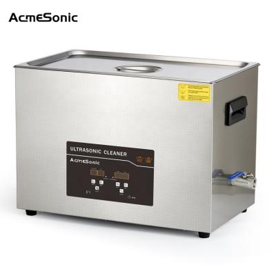 China 30L Ultrasonic Parts Washer with 40kHz Frequency and Stainless Steel Tank for Industrial Cleaning Applications for sale