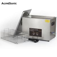 China 30L Ultrasonic Parts Washer with 40kHz Frequency and Stainless Steel Tank for Industrial Cleaning Applications for sale