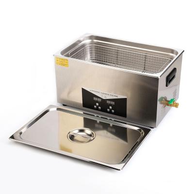 China 30L Digital Ultrasonic Cleaner with Heating 500x300x200mm Tank 40kHz Frequency for Electronic Parts for sale