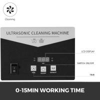 China 0.8L Ultrasonic Cleaner with 40KHz Frequency and Digital Timer - 304 Stainless Steel Tank for Jewelry and Lab Equipment for sale