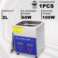 China 40kHz Digital Ultrasonic Cleaner 2L Capacity Electric Fuel Injector Cleaning System for sale