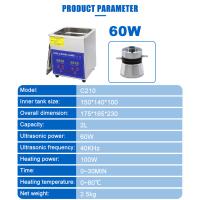 China 40kHz Digital Ultrasonic Cleaner 2L Capacity Electric Fuel Injector Cleaning System for sale