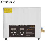 China 6L Digital Ultrasonic Cleaner 150W Stainless Steel Tank with Basket for Industrial Cleaning for sale