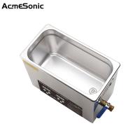 China 6L Digital Ultrasonic Cleaner 150W Stainless Steel Tank with Basket for Industrial Cleaning for sale