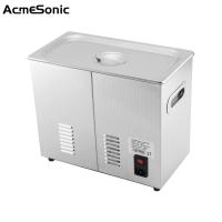 China 6L Digital Ultrasonic Cleaner 150W Stainless Steel Tank with Basket for Industrial Cleaning for sale