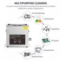 China MH-040S 10L Digital Ultrasonic Cleaner with 40kHz Frequency and 80°C Heating for Industrial Parts for sale