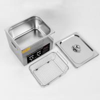 China MH-040S 10L Digital Ultrasonic Cleaner with 40kHz Frequency and 80°C Heating for Industrial Parts for sale