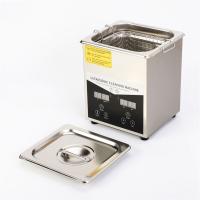 China Stainless Steel Tank Digital Ultrasonic Cleaner with 40KHz Frequency and 2L Capacity for Industrial and Home Use for sale