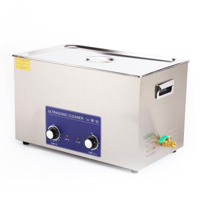 China 30L Capacity 600W Mechanical Ultrasonic Cleaner with Adjustable Heated SUS304 Tank and 1 Year Warranty for sale