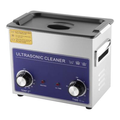 China 3.2L Ultrasonic Jewelry Cleaner Machine with 40kHz Frequency and 240x135x100mm Stainless Steel Tank for sale