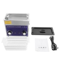 China 3.2L Ultrasonic Jewelry Cleaner Machine with 40kHz Frequency and 240x135x100mm Stainless Steel Tank for sale