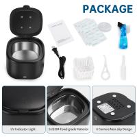 China 45KHz Ultrasonic Cleaner with UV Sterilization - 200ml Stainless Steel Tank for Dental Appliances & Jewelry for sale