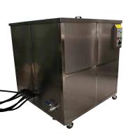 China 3000L Heavy Duty Ultrasonic Cleaner for Engine Parts - 360L Tank Capacity with 12KW Heating Power for sale