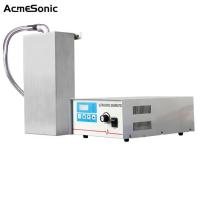 China Industrial Ultrasonic Cleaning Transducer 28kHz 40kHz 150W-2400W for 150L Tank Engine Parts for sale