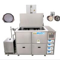 China 360L Industrial Ultrasonic Engine Cleaner with 3600W Power and 12KW Heating for Automotive Carbon Removal for sale
