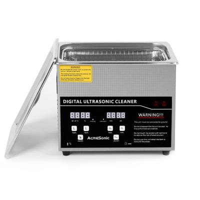 China 120W Dual Frequency Ultrasonic Cleaner with 3L Tank and 20-80°C Heating for Jewelry, Watches, Glasses for sale