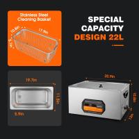 China 30L Digital Heated Ultrasonic Cleaner ODM With Cleaning Function for sale