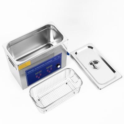 China Industrial Ultrasonic Cleaner 6L Capacity with 0-600W Power, 40KHz Frequency and 20-80°C Heating for Auto Metal Descaling for sale