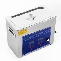 China Industrial Ultrasonic Cleaner 6L Capacity with 0-600W Power, 40KHz Frequency and 20-80°C Heating for Auto Metal Descaling for sale