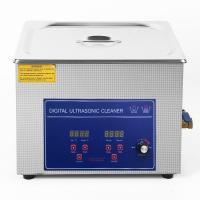 China 10L Ultrasonic Cleaner Machine with 20-80°C Heating & 40KHz Frequency for Industrial Parts Cleaning for sale