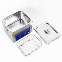 China 10L Ultrasonic Cleaner Machine with 20-80°C Heating & 40KHz Frequency for Industrial Parts Cleaning for sale