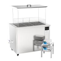 China Digital Industrial Ultrasonic Cleaner 175L Capacity with 2400W Power for Automotive Parts and Manufacturing Components for sale