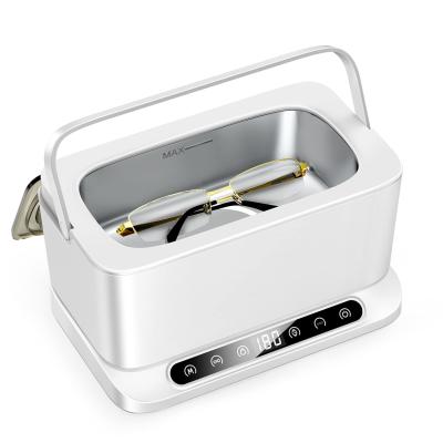 China Compact Sonic Jewelry Cleaner Ultrasonic Machine with 800ml Tank, 40W Heating Power, and Auto Shut-Off Safety Features for sale