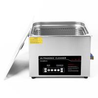 China 15L Dual Frequency Ultrasonic Cleaner 760W with Digital Temperature Control 20-80°C for Industrial Parts Cleaning for sale