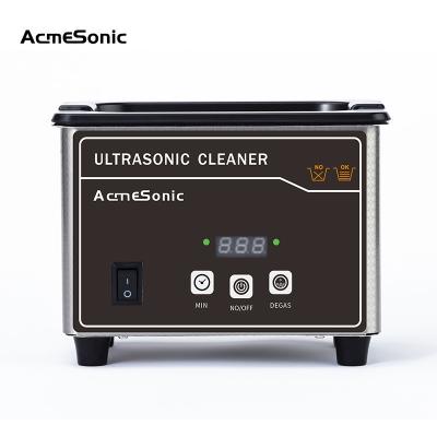 China Portable Digital Ultrasonic Cleaner 0.8L Capacity with 40kHz Frequency and 110-240V Power for sale