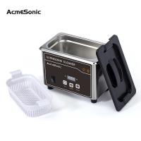 China Portable Digital Ultrasonic Cleaner 0.8L Capacity with 40kHz Frequency and 110-240V Power for sale