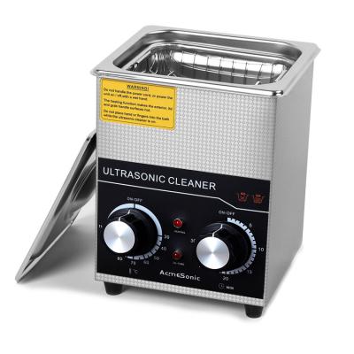 China Professional UC-100 Ultrasonic Cleaner Machine 2L Capacity with 60W Power and 100W Heating for sale
