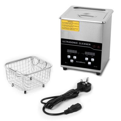 China Digital Ultrasonic Cleaner 2000ml Volume 100W Heating 60W Ultrasonic Power AC100-120V/AC220-240V Supply for sale
