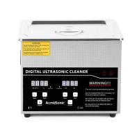 China Adjustable Timer Digital Ultrasonic Cleaner 3000ml Volume 60W Power Stainless Steel SUS304 Tank 20-80℃ Heating for sale