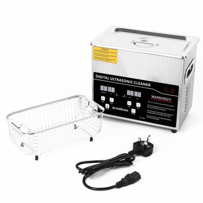 China Adjustable Timer Ultrasonic Cleaner with 3000ml SUS304 Tank 100W Heating Power for sale