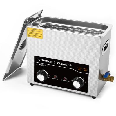 China Ultrasonic Hot Water Cleaner 6L Tank 180W Power Physical Cleaning for Mechanical Parts for sale