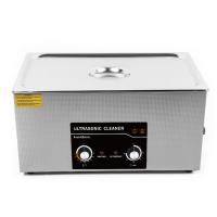 China New 22L Ultrasonic Cleaner Machine with 500W Heating Power Hot Water Cleaning Technology for sale