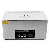 China New Product 2024 480W 22L Ultrasonic Cleaner With Drain Valve for sale