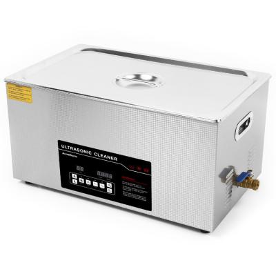 China SUS 304 22L Dual Frequency Ultrasonic Cleaner with Drain Valve for sale