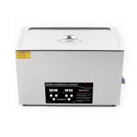 China Professional SUS304 Digital Ultrasonic Cleaner 600W Stainless Steel Tank Adjustable Timer 0~30min for sale