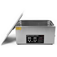 China Volume SUS 304 Digital Ultrasonic Cleaner 600W Ultrasonic Power 30L Heating Capacity for sale