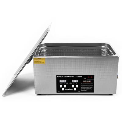 China Volume SUS 304 Digital Ultrasonic Cleaner 600W Ultrasonic Power 30L Heating Capacity for sale