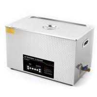 China 30L Dual Frequency Ultrasonic Cleaner with Drain Valve SUS 304 500W Heating Power for sale