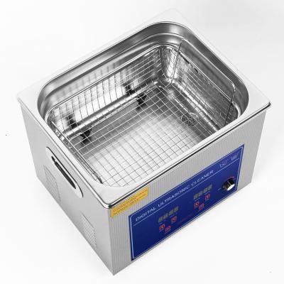 China 10L Capacity Ultrasonic Cleaner 240w Power 300w Heating 40kHz Frequency Timer Adjustable Industrial Cleaning for sale