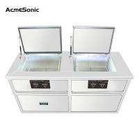 China 108L Filter Circulation Industry Ultrasonic Cleaner Sonicator Bath Price Engine Block Parts er Machine Power Adjustment for sale