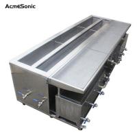 China ACMESONIC 330L Ultrasonic Blind Washing Machine with 40kHz Frequency and 3000×220×500mm Tank for sale