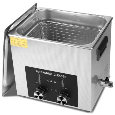 China 10L 240W Professional Ultrasonic Cleaner for Commercial Jewelry Cleaning with Encoded Timer Heater Basket Voltage 110V/220V for sale