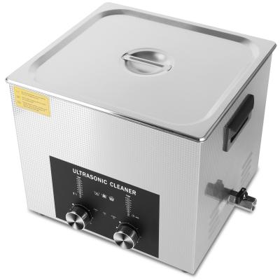 China Professional 15L Ultrasonic Cleaner with Encoded Timer Heater Basket Multi-Application for Jewelry Glasses Chains Watches for sale