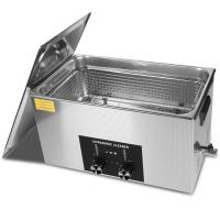 China Professional Ultrasonic Cleaner 22L 480W for Jewelry Glasses Chains Watches with Encoded Timer Heater Basket Multi-Application for sale