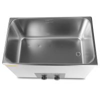 China Commercial Ultrasonic Cleaner 30L 600W with Encoded Timer Heater Basket 13 Precise Time Settings within 60 minutes Degassing Supported for sale