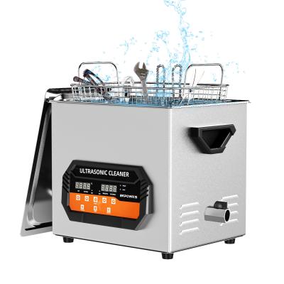 China 240W Professional-Grade Ultrasonic Cleaner with Degas Semi Modes 10L Capacity 300W Heater 30-Min Timer for Industrial Tools Auto Parts and Precision Components for sale
